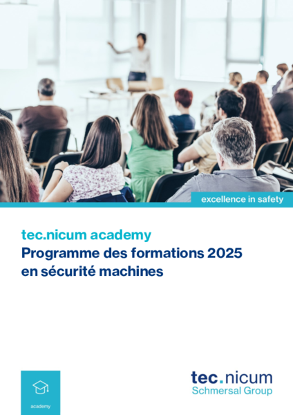 Schmersal - France SAS - Catalogue et programme de formations tec.nicum 2025